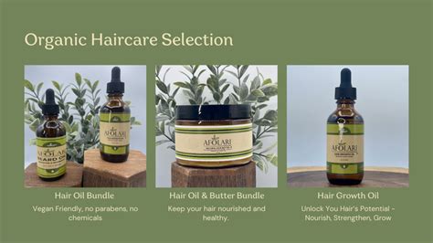 Organic Hair Care And Skin Care Products Afolari