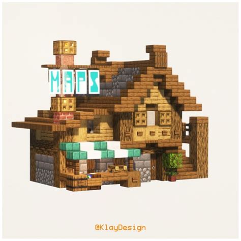Klaydesign • Minecraft Builder On Instagram 🗺️ Cartographers House