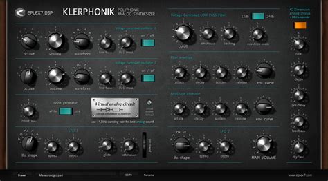 Klerphonik Polyphonic Synthesizer Analog Vst Plugin By Eplex7 Dsp