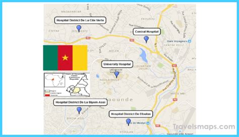 Where is Yaoundé Cameroon Yaoundé Cameroon Map Map of Yaoundé Cameroon TravelsMaps