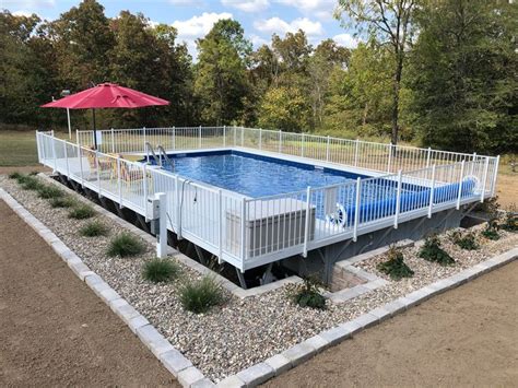 Above Ground Pool Galleries Kayak Pools Midwest Backyard Pool Pool