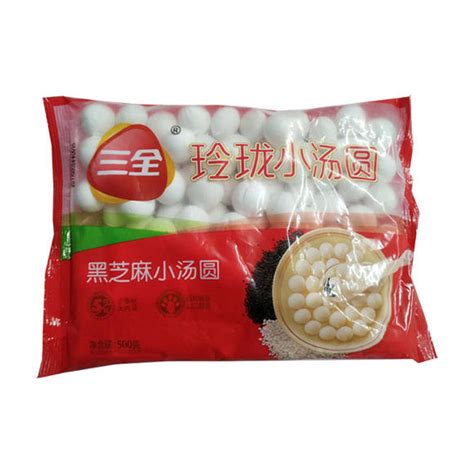 三全芝麻汤圆500g三全芝麻汤圆三全黑芝麻汤圆大山谷图库