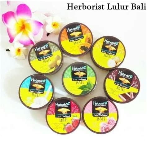 Jual ORIGINAL Herborist Lulur Tradisional Brightening Body Scrub Bali