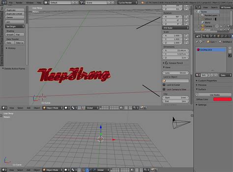 Convert Text To Mesh Modeling Blender Artists Community