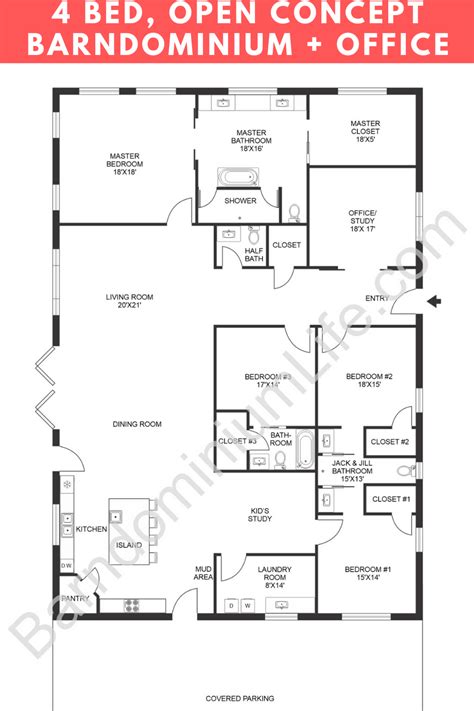 Inspiring Open Concept Barndominium Floor Plans Artofit