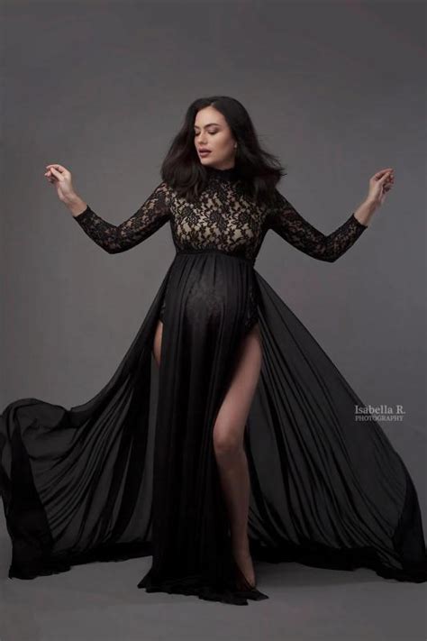 Maternity Lace Dress Gowns For Photo Shoot Pregnan Grandado