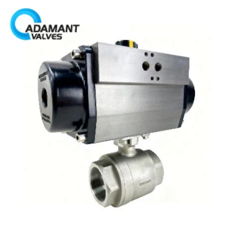 Av 2 S0506 Air Actuated V Port Stainless Ball Valves With Linit Switch Rack And Pinion 3 Npt