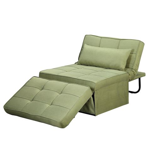 Ainfox Folding Sofa Bed Convertible Ottoman Chair Chaise Sofa Bed 4 In