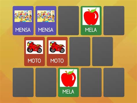 MEMORY CONSONANTE M Matching Pairs