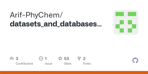GitHub Arif PhyChem Datasets And Databases MLPs