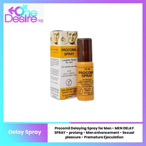 Procomil Men S Spray Sex Toy Adult Prolong Erection Delay Spray Shopee Singapore