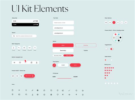 Fashion Ecommerce Ui Kit On Behance