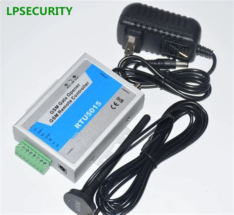LPSECURITY With Adapter RTU5015 GSM Gate Door Opener Operator With SMS