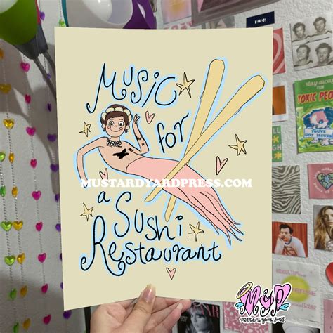 Sushi Cutie Poster Mustardyardpress