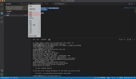 使用git命令与vscode从零开始对远程代码仓库进行拉取提交合并推送分支等操作在项目中的实践 腾讯云开发者社区 腾讯云