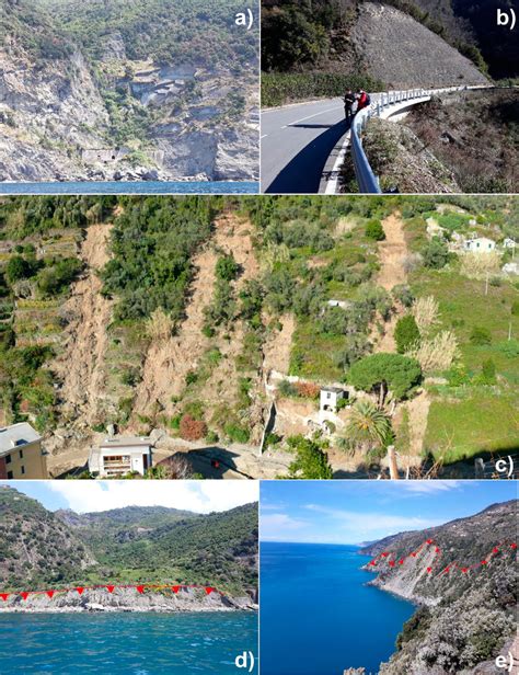 Examples Of Typical Landslides In The CTNP A Planar Slides And Falls