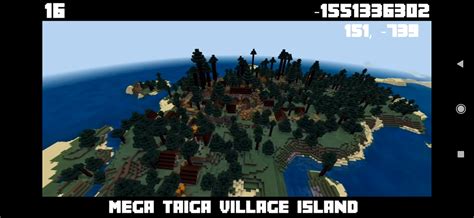 Mega Taiga Village Island R Minecraft