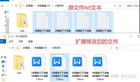 文件扩展名修改方法：txt文本如何批量修改为word文档格式的操作详解，高效修改一步到位 知乎