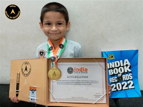 A Aslam Hussain Appreciation India Book Of Records