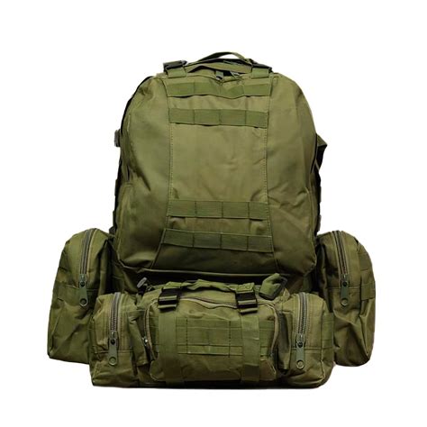 ᐉ Рюкзак штурмовой с подсумками B08 55 л Оливковый (1009421-LightGreen)