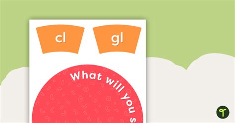 Classroom Spinner Template Blends Teach Starter