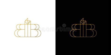 Ruby Logo Design With Initial Bb Is Modern And Luxurious Stock Vector Illustration Of Ruby