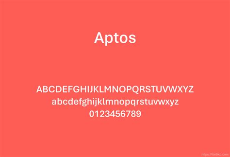 Aptos Font [otf Ttf]