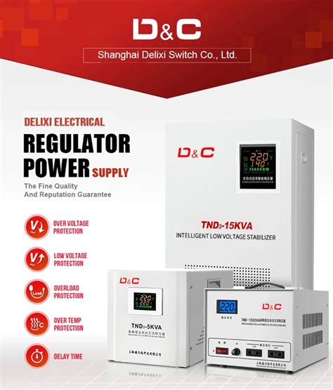 Tnd Single Phase Servo Type Electricity Automatic Voltage Regulator