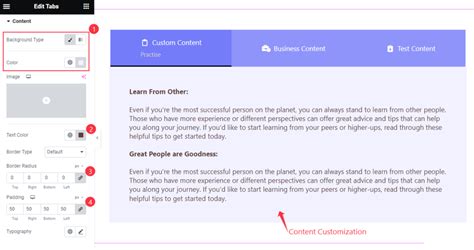 How To Use Tabs Widget By Element Pack Pro