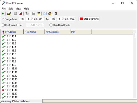Kostenlose IP Netzwerk Scanner WindowsPro