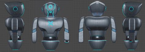 Robot Character Model Behance