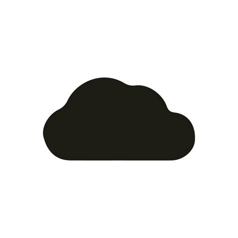 Solid Cloud Illustration Glyph Icon 23547661 Vector Art At Vecteezy