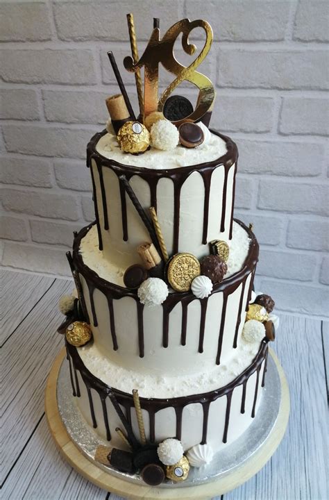 Drip Cake With White Ganache Artofit