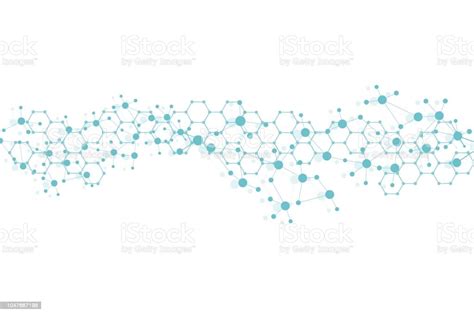 構造分子と通信しますdna原子ニューロンあなたの設計のための科学的概念ドットの接続線は医療技術化学科学の背景ベクトルの図 Dnaのベクター