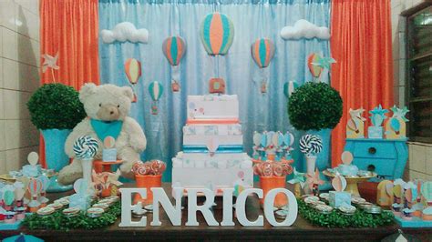 Decoração Para Cha De Bebe Balões Últimas Decoração