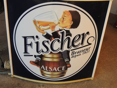 Enseigne lumineuse Publicitaire Bière Fischer Alsace Catawiki