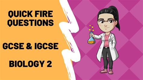 Quick Fire Questions Gcse And Igcse Biology 2 Science With Hazel