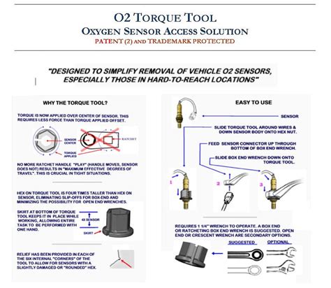 O2 Torque Tool Oxygen Sensor Access Solution Etsy