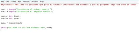 Suma De Dos Números Con Python