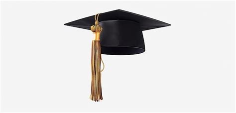 Golden Tassel On Graduation Cap Premium Ai Generated Image
