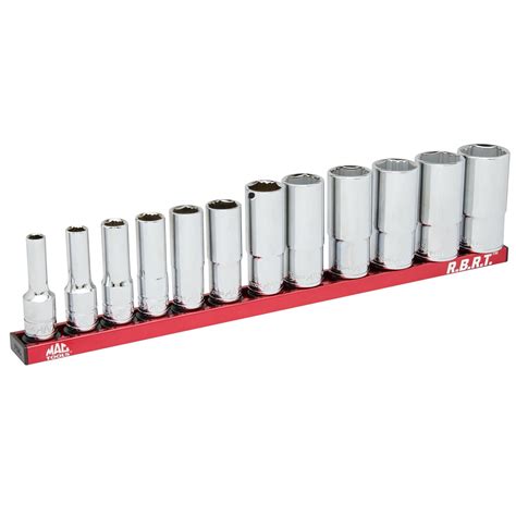 12 Pc 3 8 Drive Deep Sae R B R T ™ Socket Set Sxd126rbrt Mac Tools
