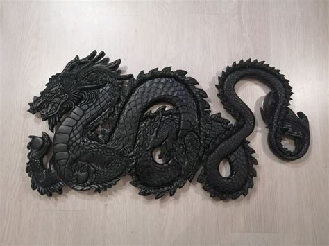 Дракон большой 3d Барельеф в интернет-магазине на Ярмарке Мастеров ...