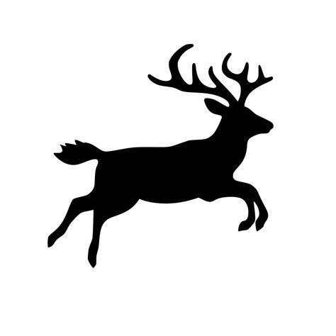 Leaping Reindeer SVG Image Ideal For Cricut Silhouette Laser Machines