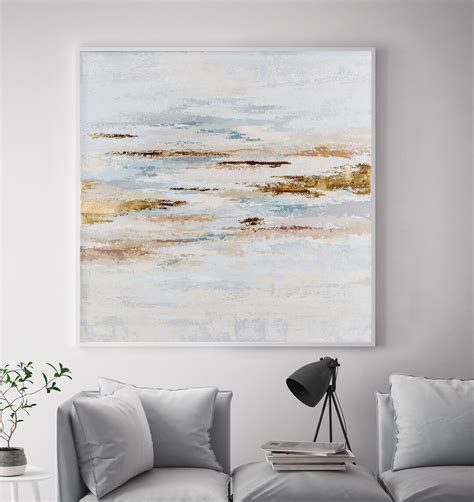 Gold Painting Gold Abstract White Gold Painting Gold Blue Art Gray Gold