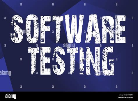 Writing Displaying Text Software Testing Concept Meaning Investigation