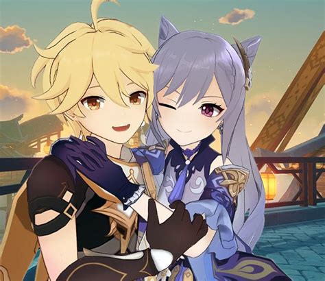 Aether X Keqing 1 By Maiadumatol On Deviantart