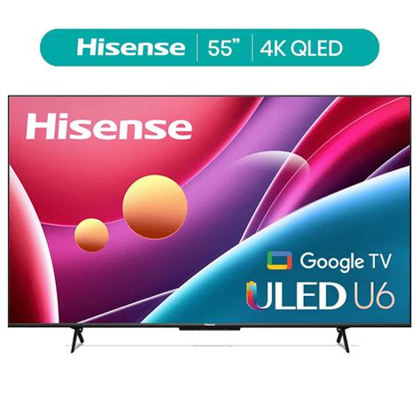 Hisense U H Series Uled K Uhd Smart Google Tv Quantum Dot Hdr Dolby Vision Iq