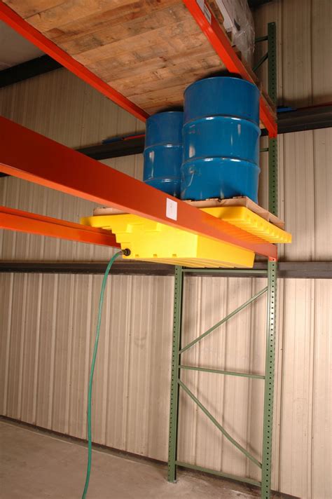 Grainger Approved Pallet Rack Containment Sump 66 Gal Spill Capacity