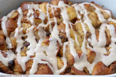 Cinnamon Raisin Bread Pudding Recipe Great Grub Delicious Treats