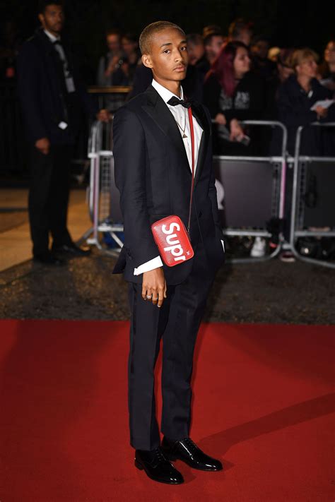 Jaden Smith Brings The Louis Vuitton X Supreme Fanny Pack To The Red